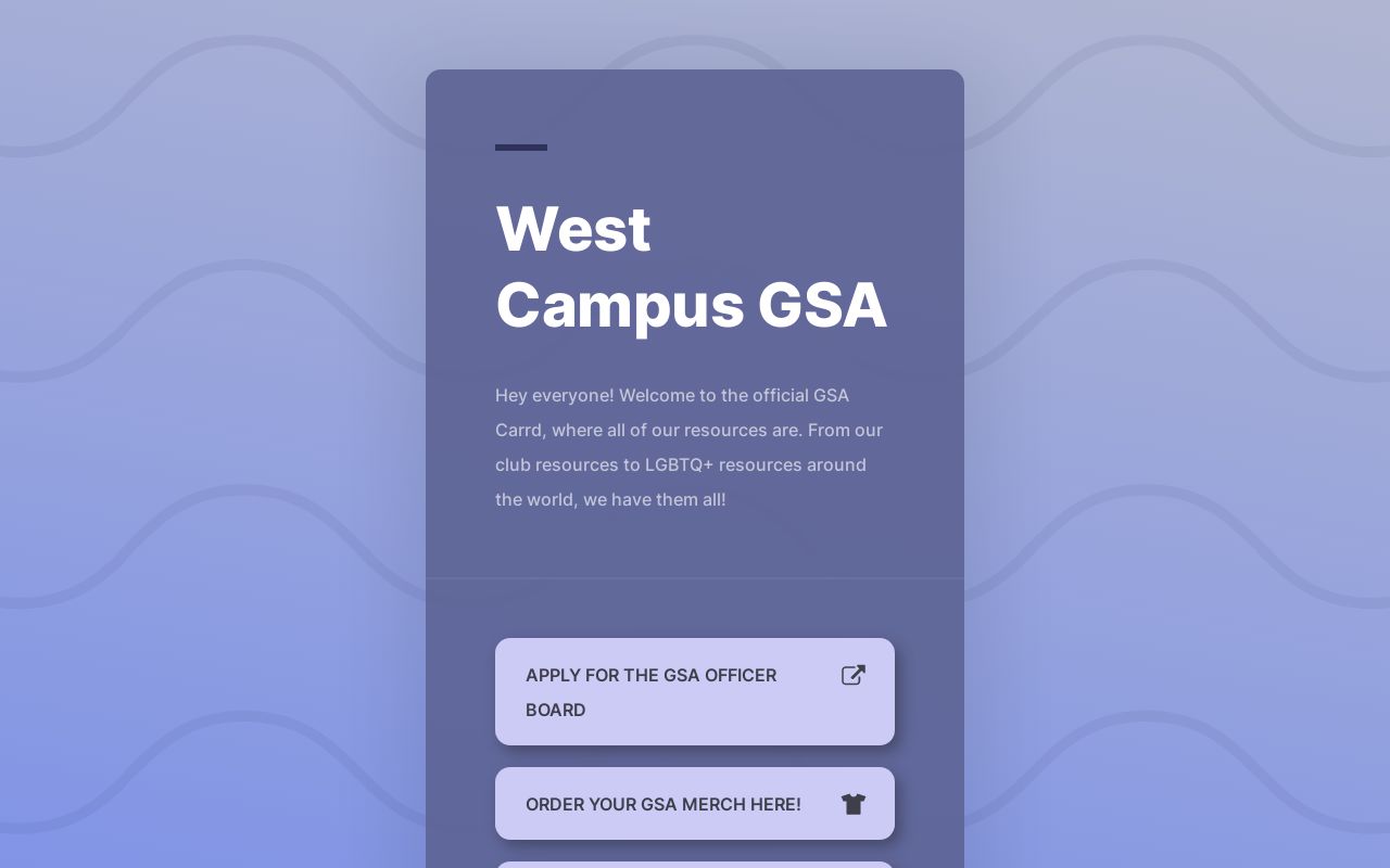 West Campus GSA